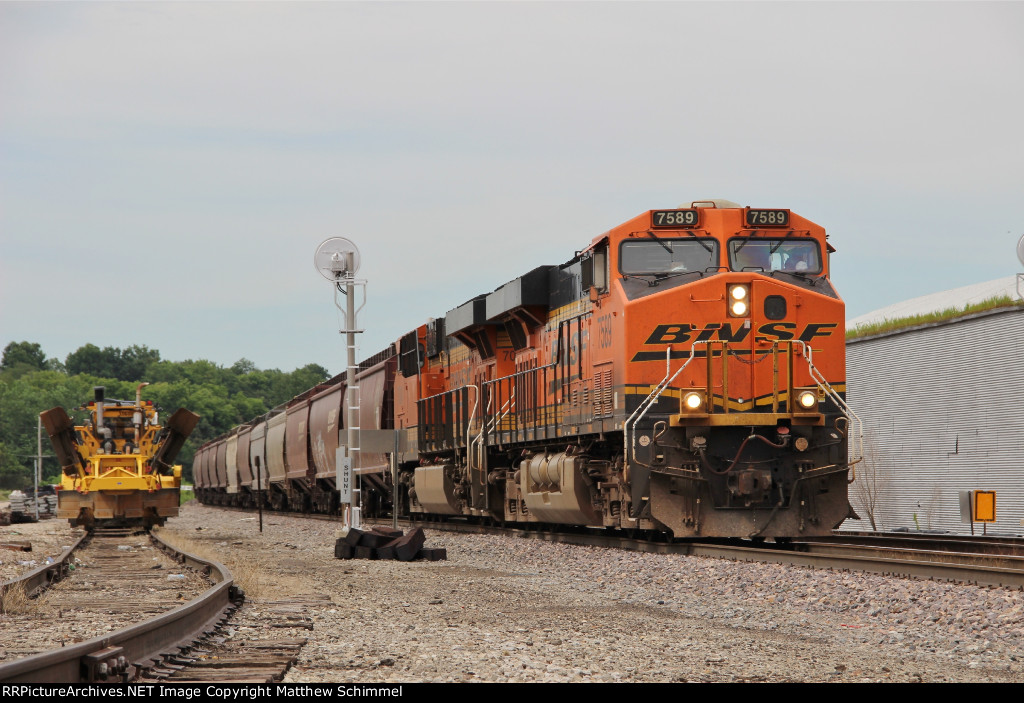 West Bound Grain In Old Monroe